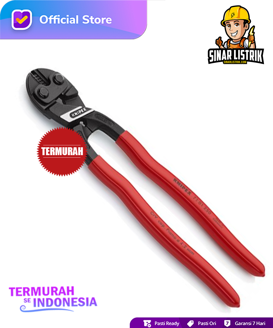 Tang Bolt Cutter Berkuwalitas, Murah dan Awet - SINARLISTRIK