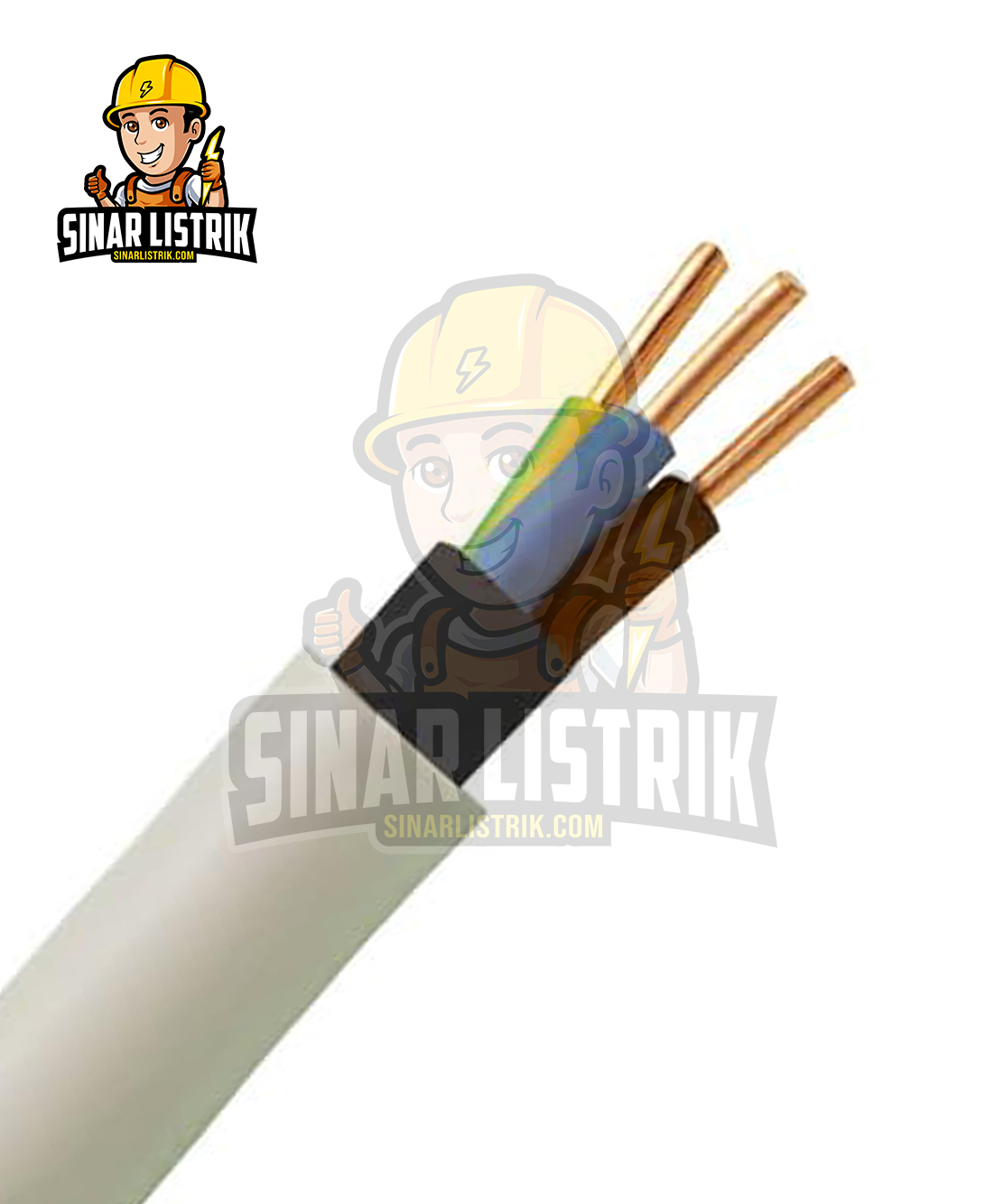 Kabel NYM Isi 3X2.5 mm2 Jembo B-011P-SN-LK Termurah