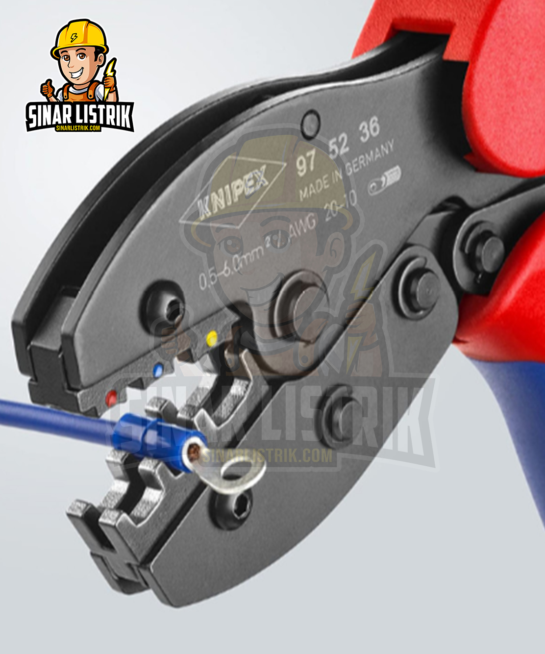 Tang Crimping / Crimping Pliers 1,5-6,0mm2 Knipex 97 22 240