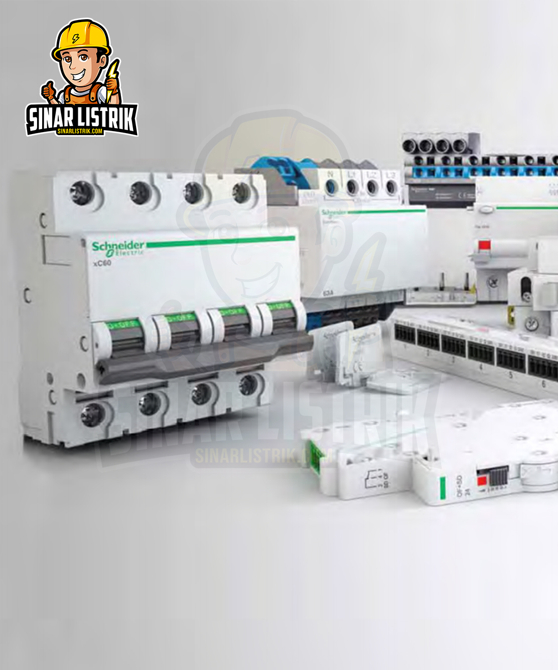 Jual MCB Schneider Acti9 iC60 4P 63A C curve Termurah