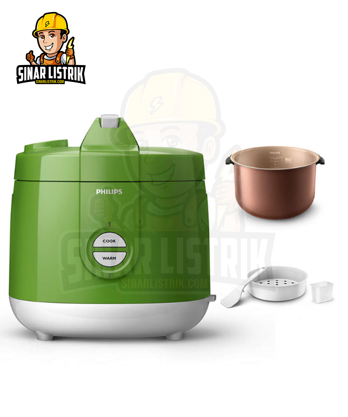 Jual Rice Cooker 2L Pro Ceramic+ Philips Daily Collection HD3131/30