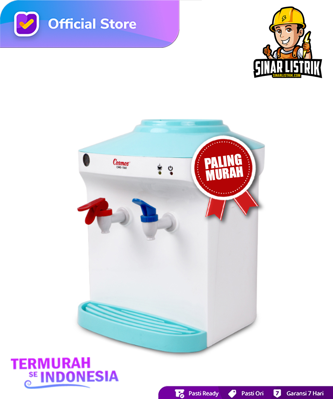 Jual Dispenser Cosmos Mini Portable CWD-1060 Termurah