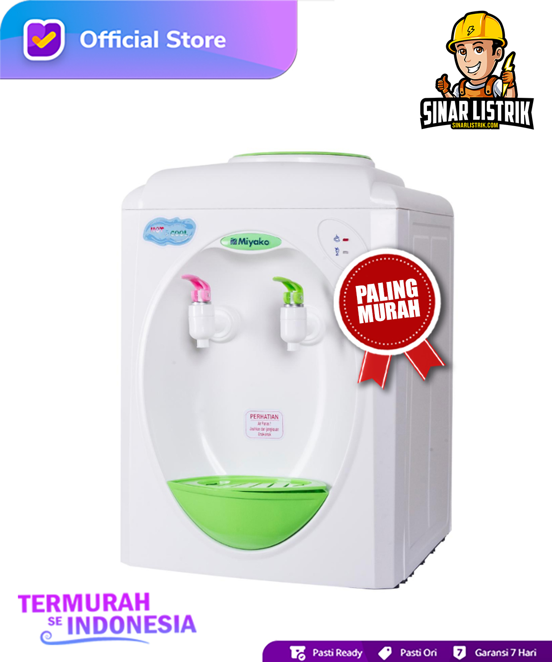 Jual Dispenser Miyako Panas Dingin WD-289 HC Termurah