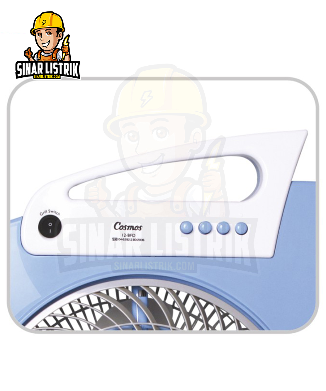 Box Fan Cosmos 12 BFD / Desk Fan 12-BFD / Kipas Angin Kotak 12BFD