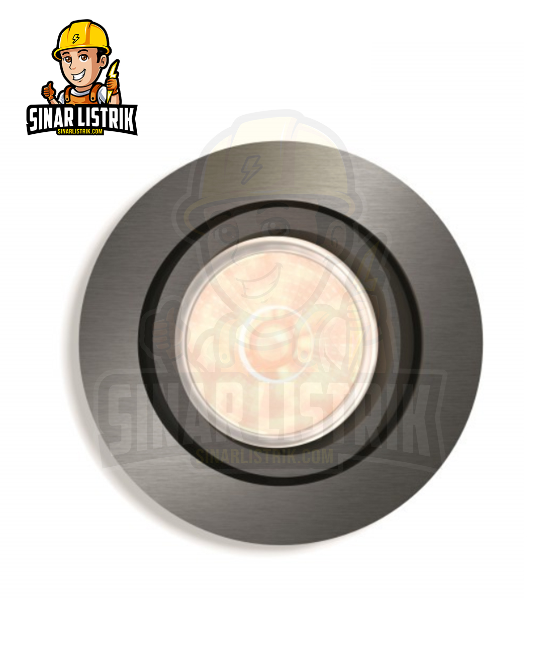 Jual Lampu Philips LED Downlight Donegal Round Silver GU10