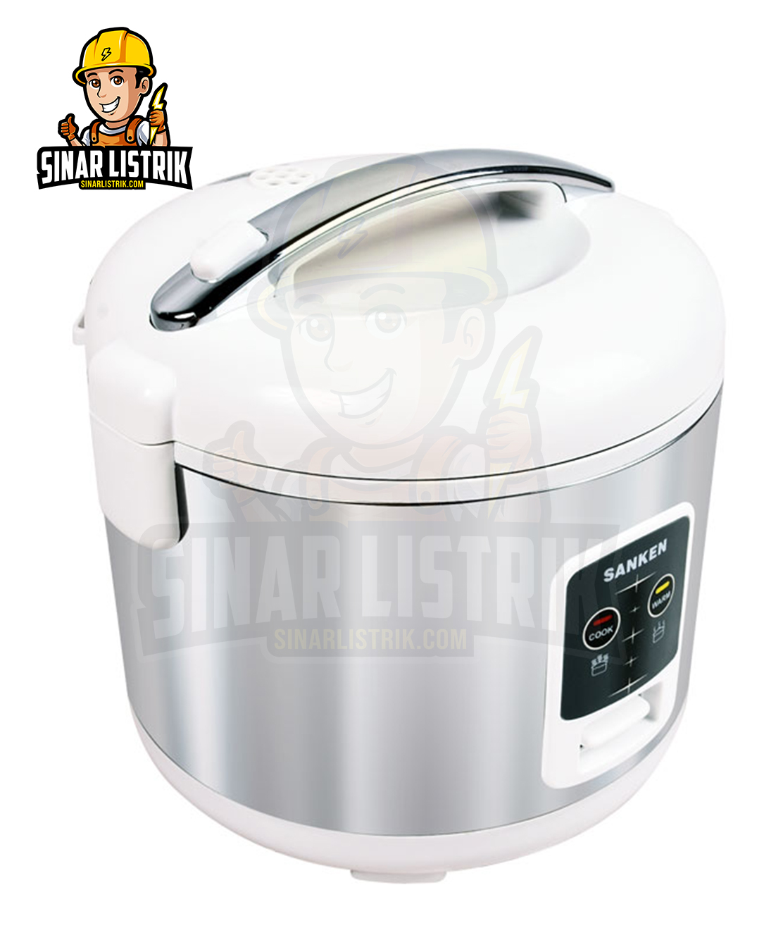 Jual Rice Cooker Sanken Supercom 1,2L Silver SJ-160 Termurah