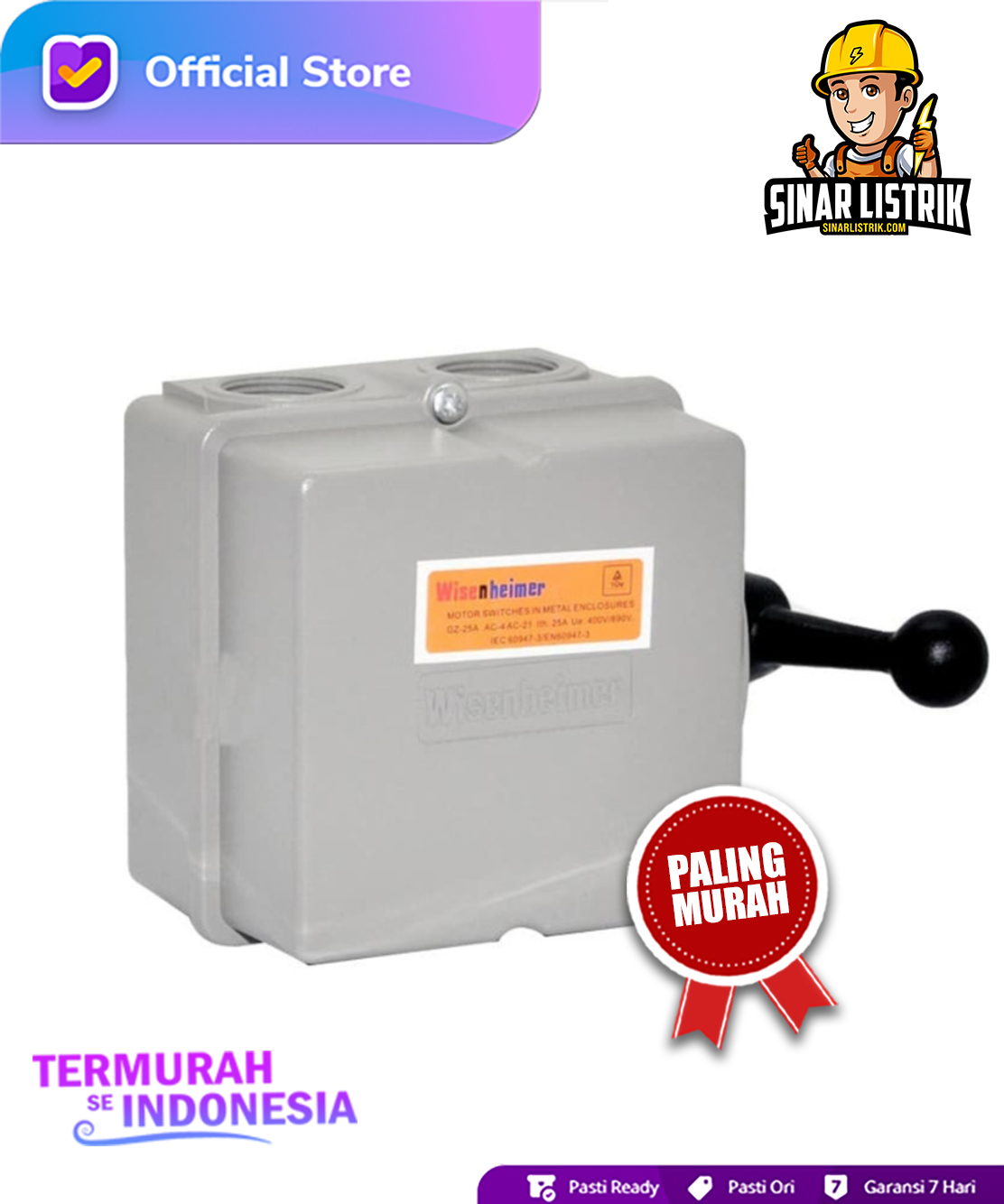 Jual Change Over Switch 4P 25A untuk Genset Wisenheimer Termurah