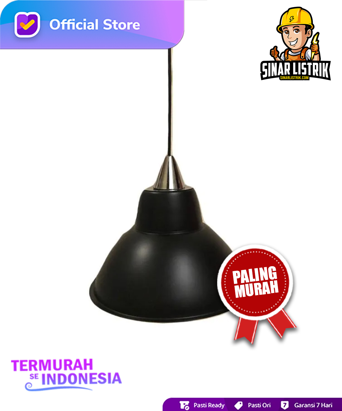 Jual Kap Bulat Lampu Gantung ATN LG019 Termurah SeIndonesia
