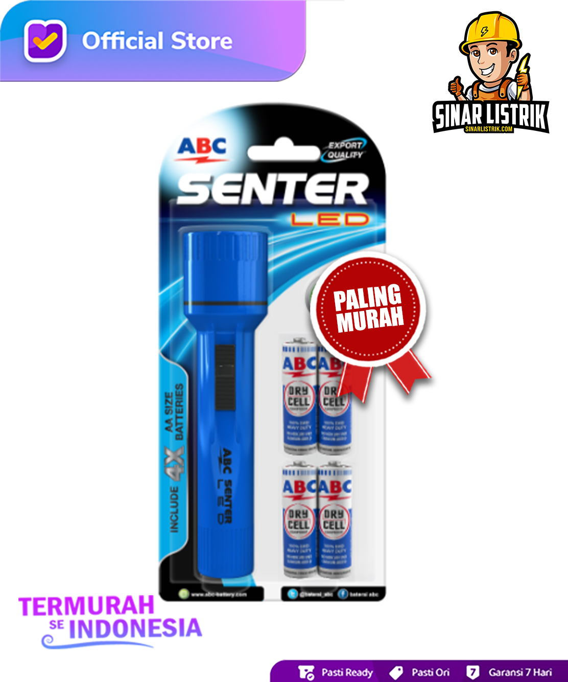 Jual Senter LED ABC R6P ABC General Purpose 4B Termurah