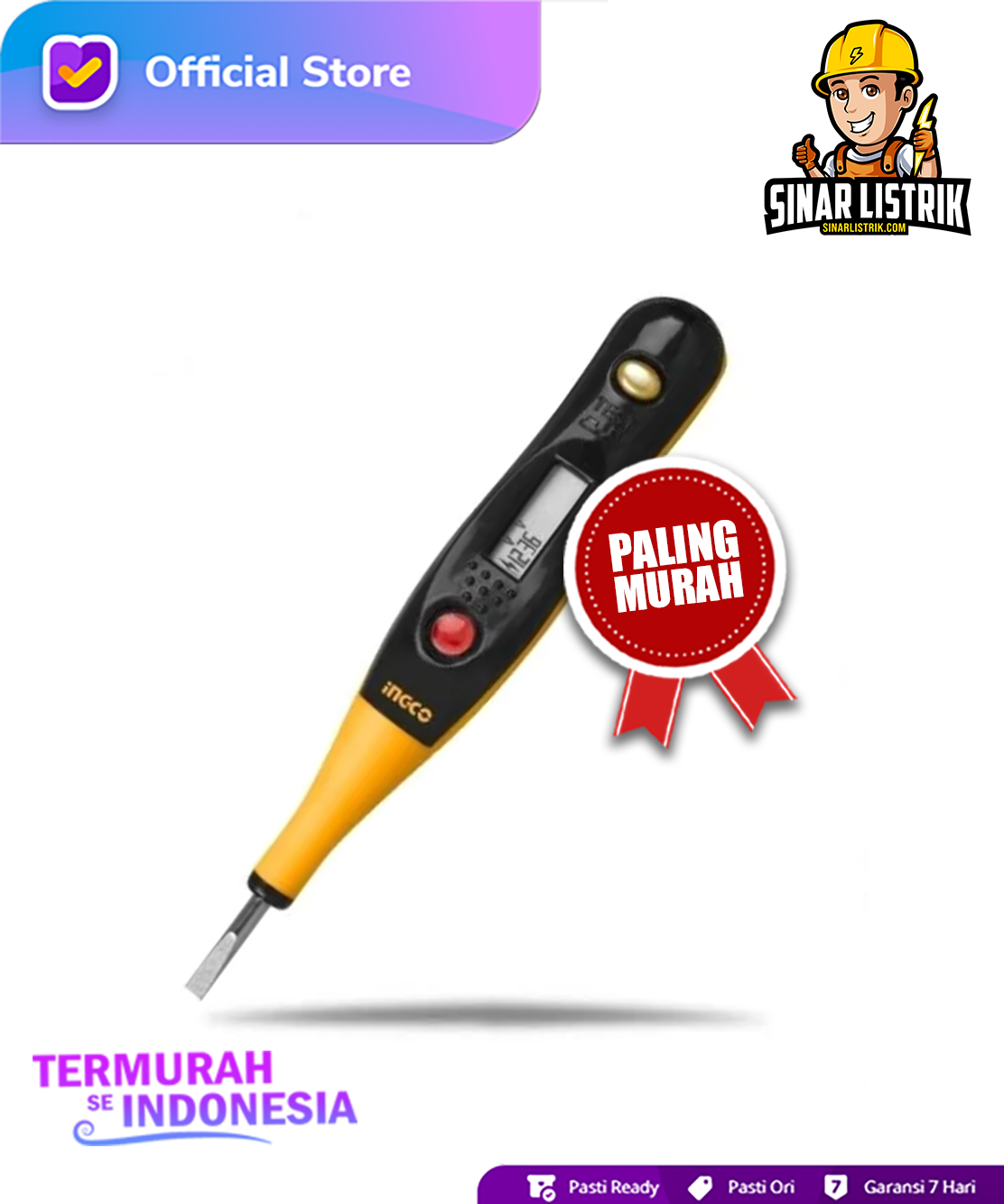 Jual Tespen Digital AC DC INGCO HSDT1909 Termurah Seindonesia