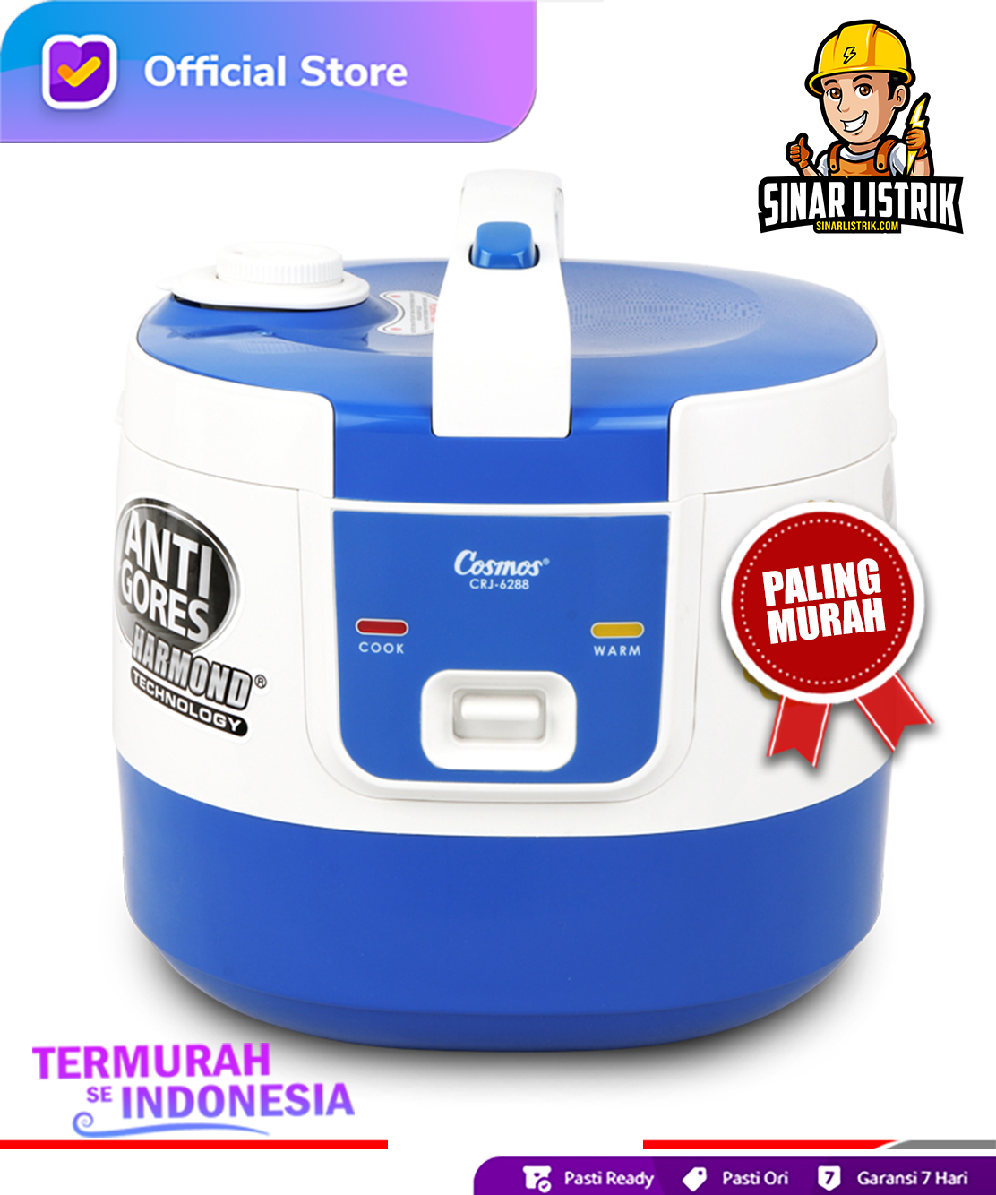 Rice Cooker Cosmos 6288B | Elektronik Termurah Se Indonesia