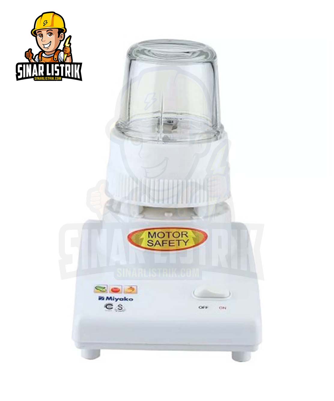 Blender Miyako BL-101 GS Glass Kaca Gelas / BL101GS 2in1 1 Liter