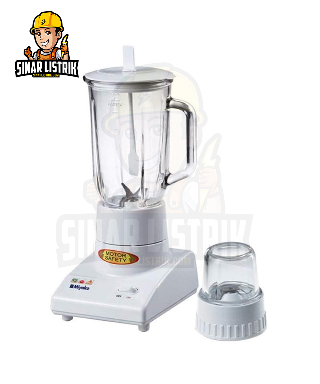 Blender Miyako BL-101 GS Glass Kaca Gelas / BL101GS 2in1 1 Liter