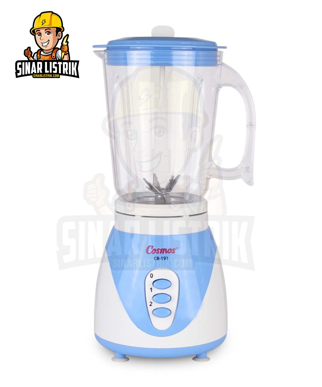 Blender Cosmos CB 191 / CB-191 / CB191 Trinity Blade 1.25 Liter Lt L