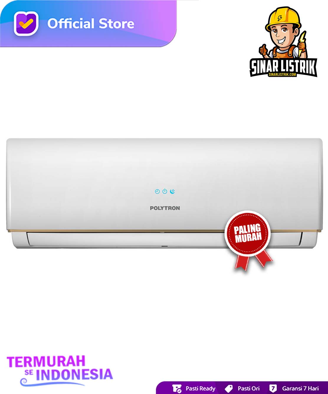 Polytron PAC-09VG 1/2 PK / AC Politron PAC09VG 0,5 PK Energy Saver