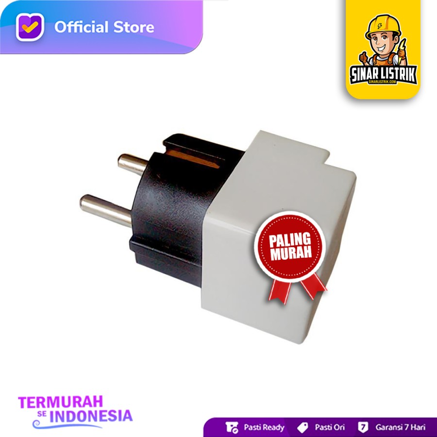 Colokan AC Kaki 3 Broco New Gee 7110 murah dan awet