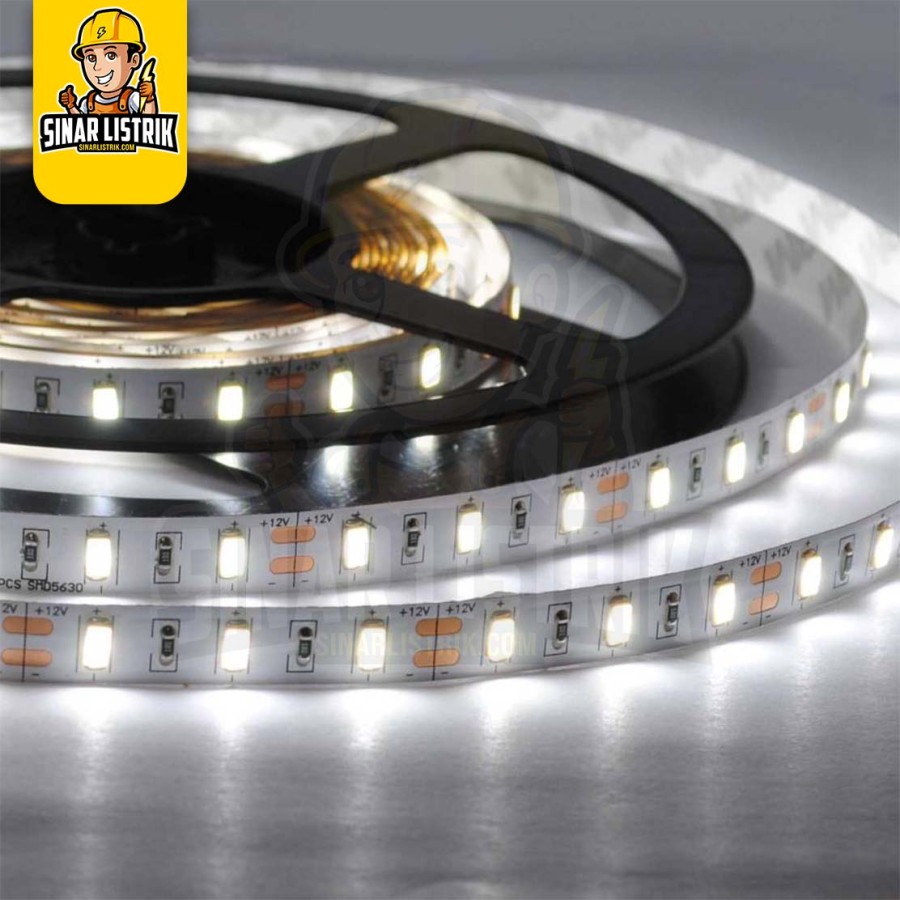 M Meter Lampu LED Strip Selang Evatech 5 Flexsible + Adaptor