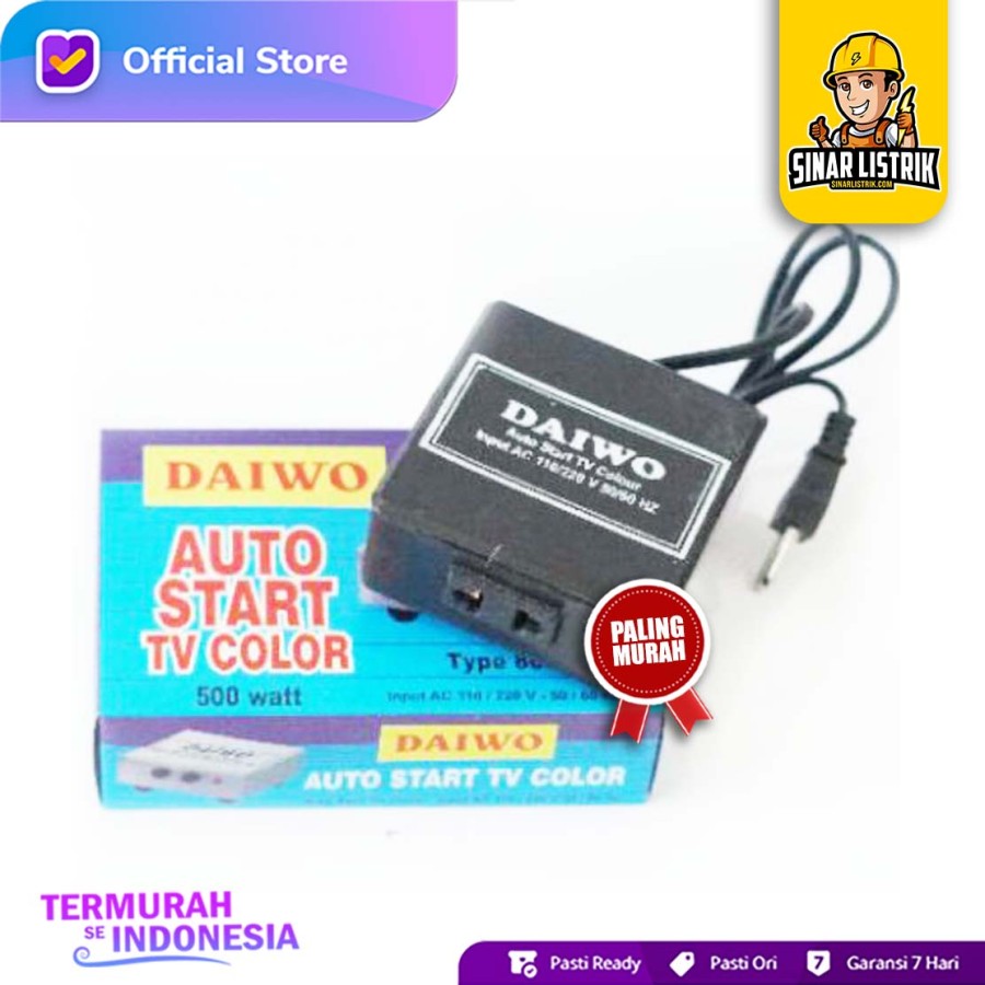 Auto Start Inverator DAIWO 808 TV Color