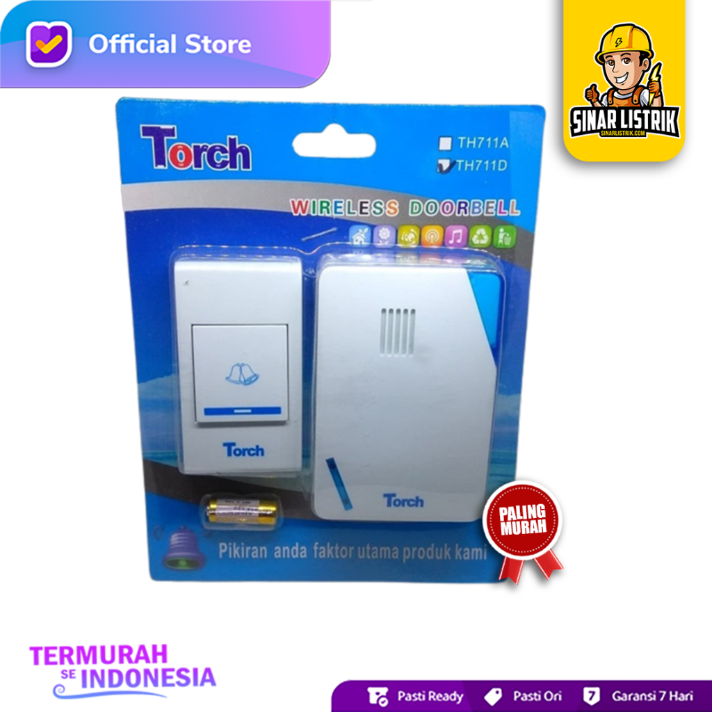 Bell Wireless TORCH DC1 Remote Type TH711d Bell Wireless TORCH