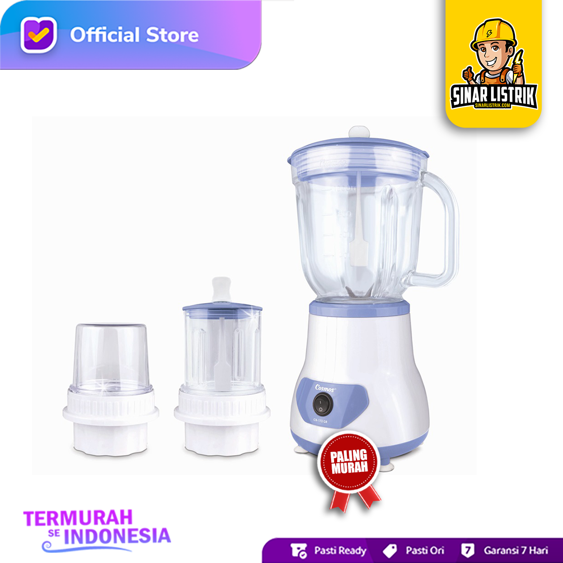 Cosmos Blender Kaca CB-282G 2 Liter / CB 282G 3In1 Dual Shape