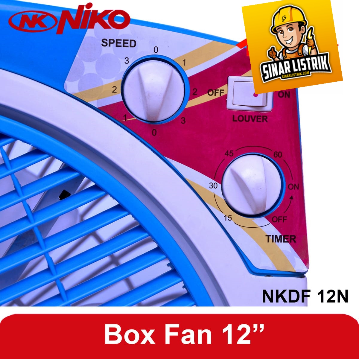 Box Fan Niko 12' nkdf12n
