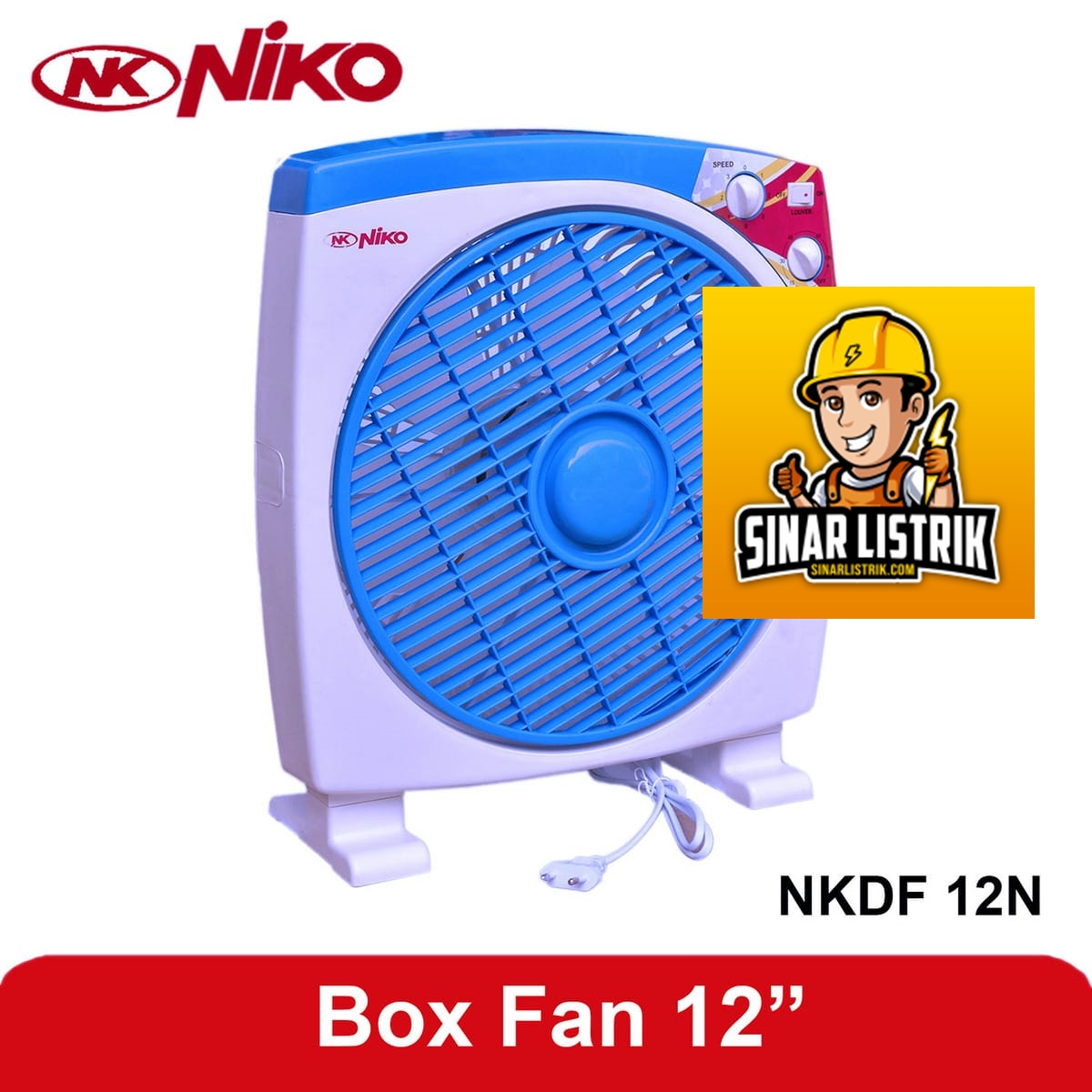 Box Fan Niko 12' nkdf12n