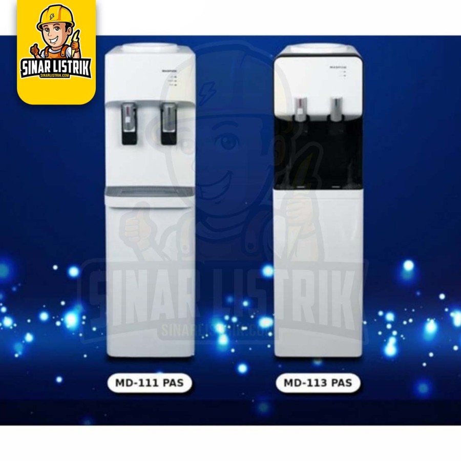 Standing Dispenser Maspion MD 111 Pas MD-111PAS MD111Pas Hot Cool