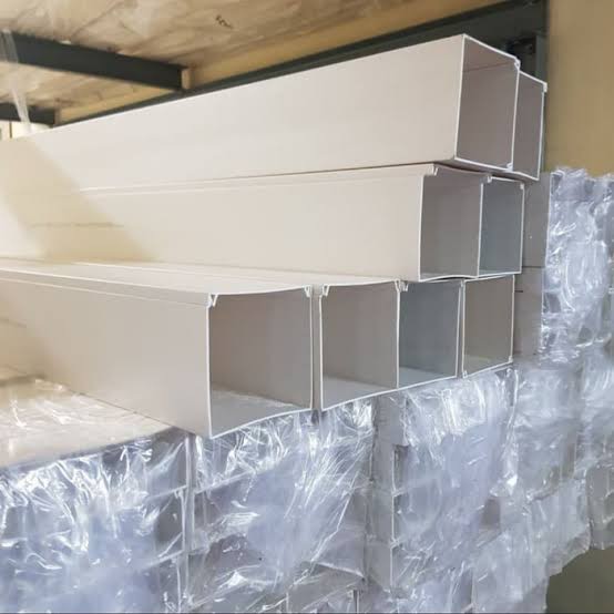 Ducting Duct PVC Kap Kabel Niso 100x100 1.7M