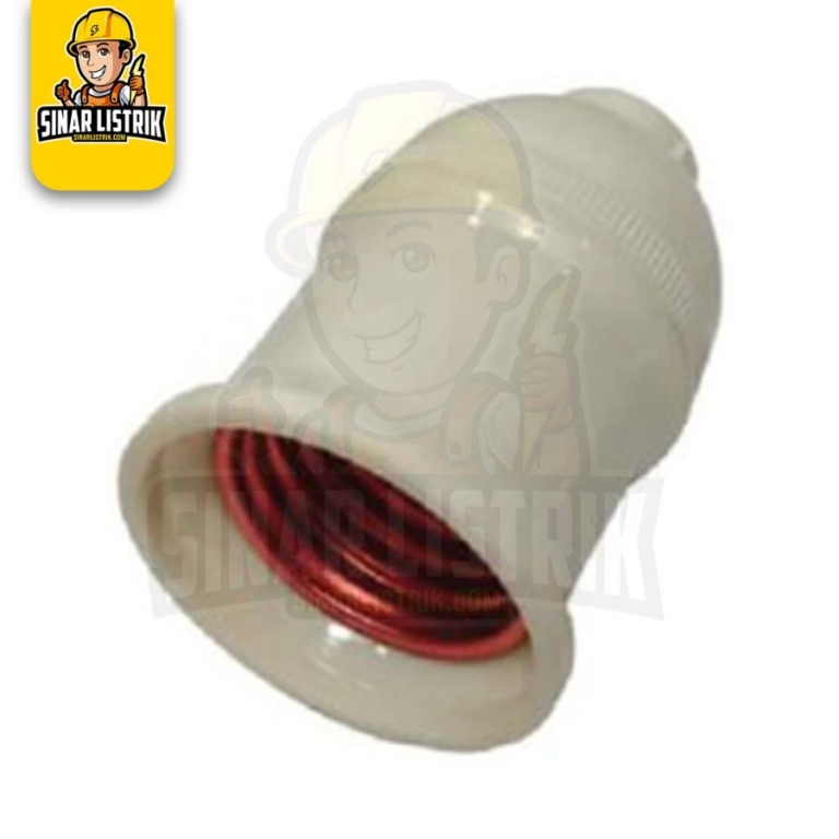 Fitting Lampu E27 Besi Pushon 6706