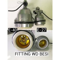 Fitting Lampu E27 Besi Pushon 6706
