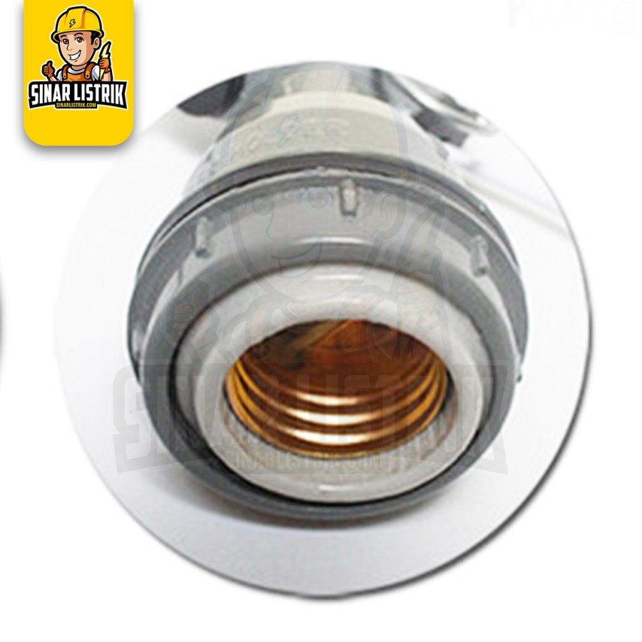 Fitting Lampu e27 Besi Procyon ( High quality )