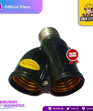 Fitting Tarik Visalux V280 et / Fitt Lampu Cabang 2 V 280 Warna Hitam
