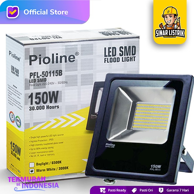 Flood Light LED PIOLINE 150w Kuning pf50115
