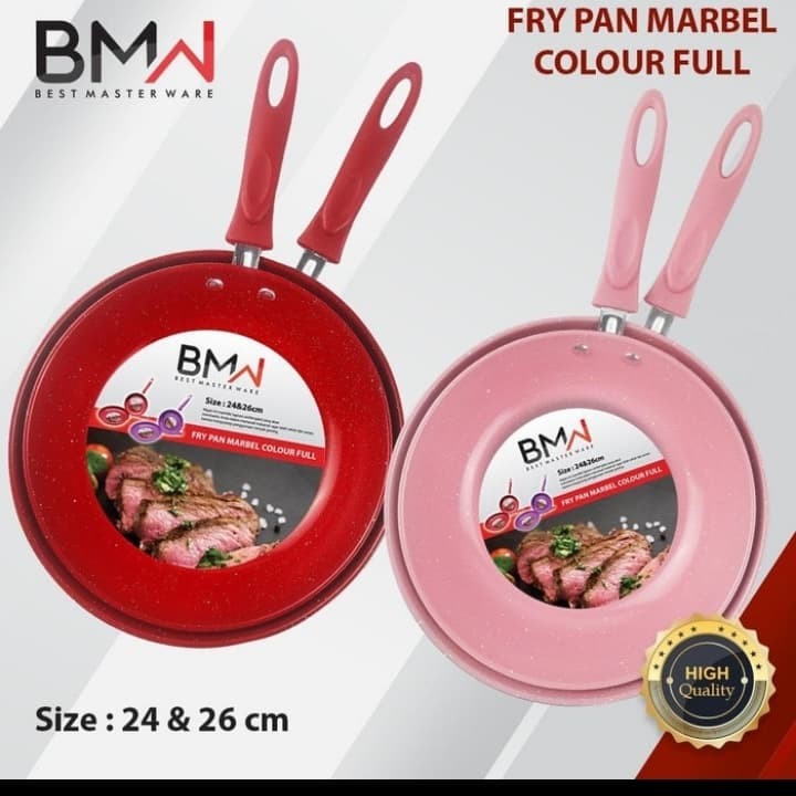 Frypan 2Pcs Colour FP-PAS BMW Marbel Colour Full