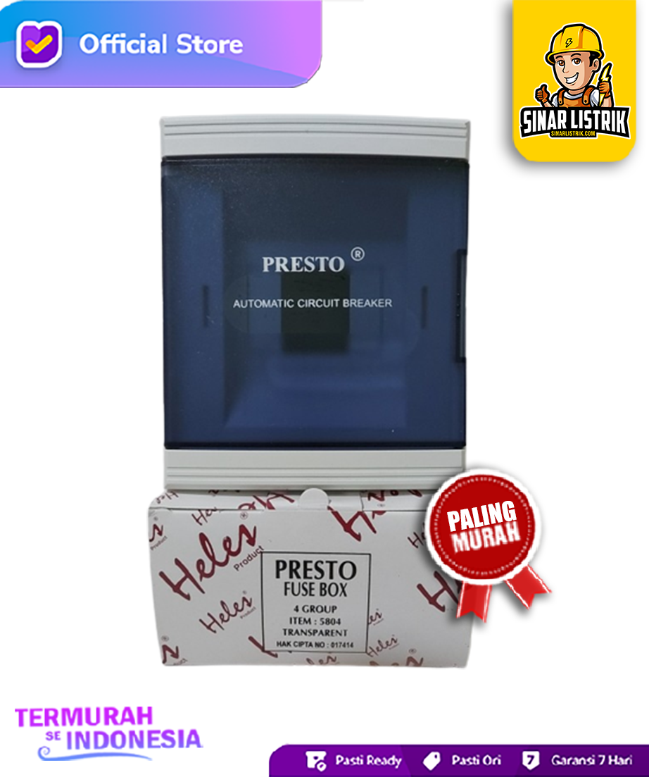 Fuse Box MCB 4 Group PRESTO | Fuse Box PRESTO