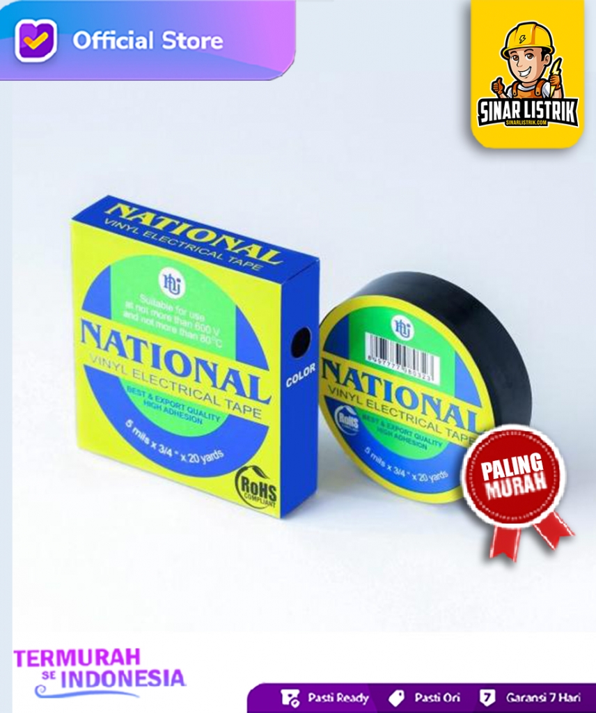 Isolasi National Kotak Pembalut Kabel Listrik