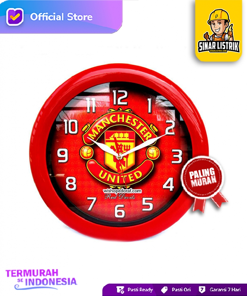 Jam Dinding Diameter 25.4cm 726 BOLA
