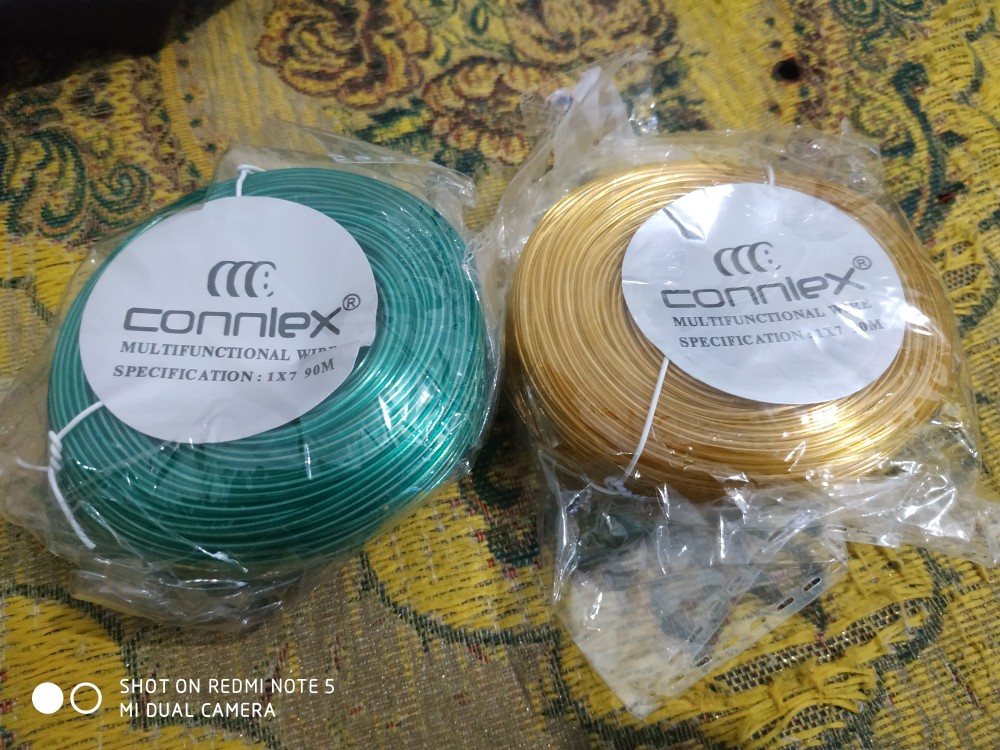 Kabel 1x7 serabut tembaga 1 roll 90M