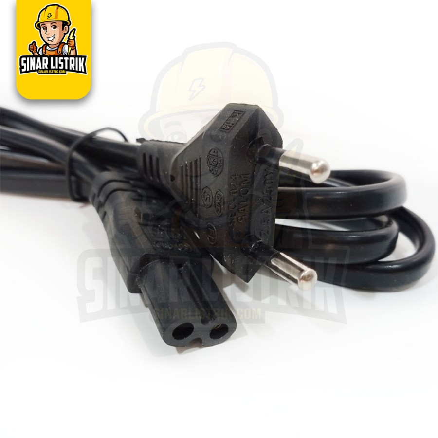 Kabel Jack Listrik Angka 8 Visalux Cas Elektronik Radio Tape Senter