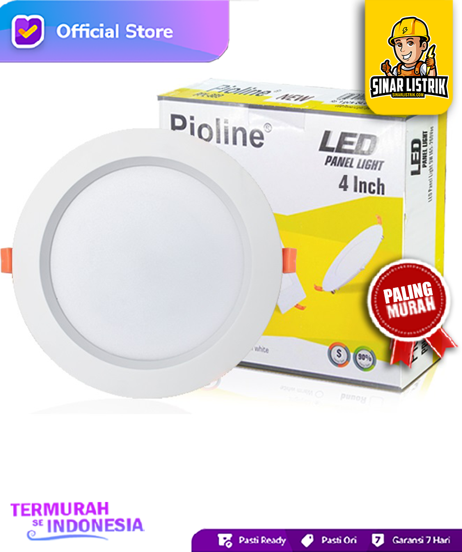 Lampu LED Inbow PIOLINE 4 Inch 9 Watt Round Daylight