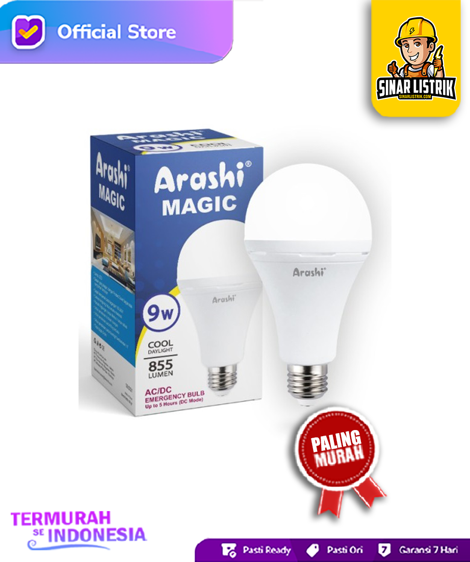 Lampu Magic ARASHI 9W