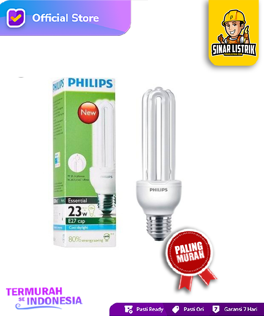 Lampu Philips Essential 35 Watt