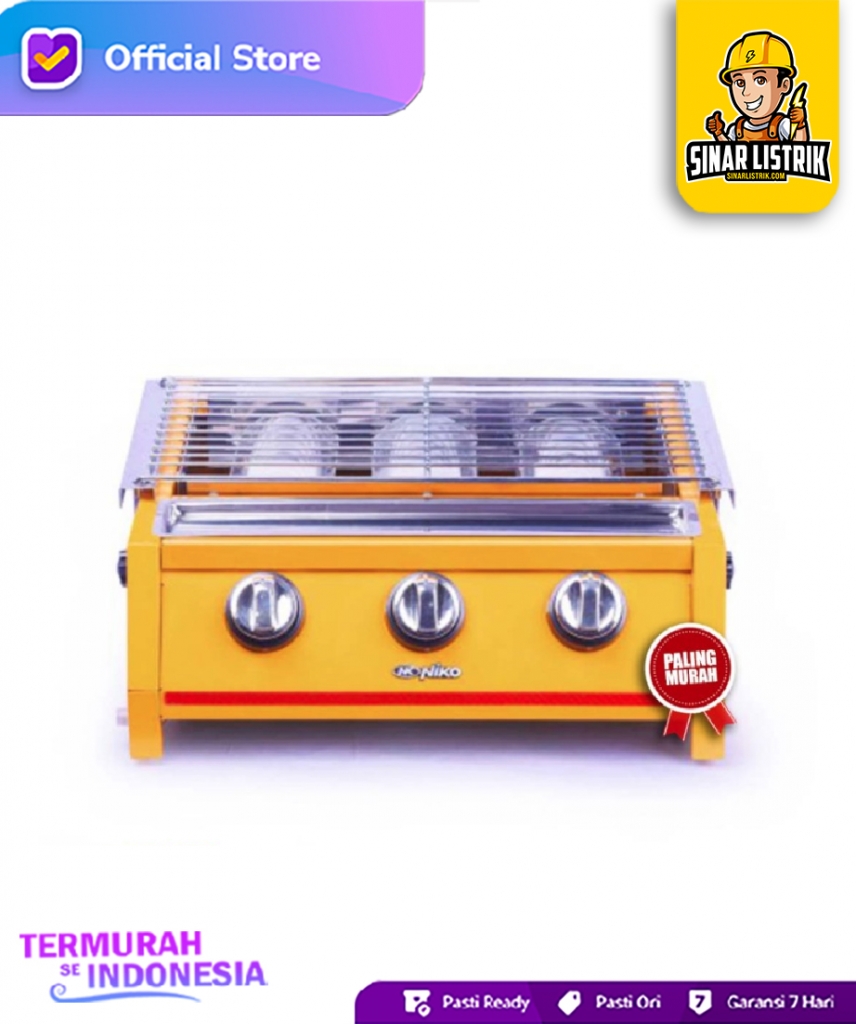 NIKO NK GR3 - Kompor Panggang Niko 3 Burners
