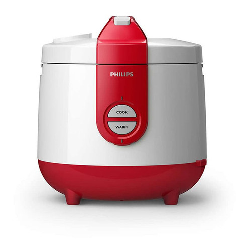 Rice Cooker 2L Philips hd3119/32 red white