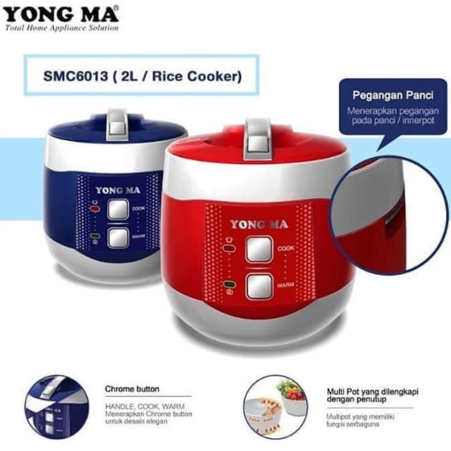 Rice Cooker 2L Yongma Ymc6013 ec wings