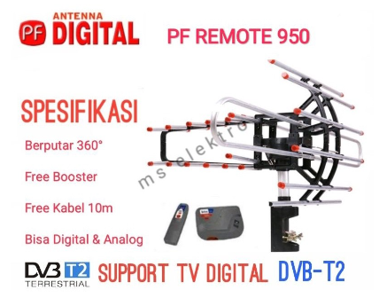 Antena TV Remot PF 950 cocok buat TV LCD LED