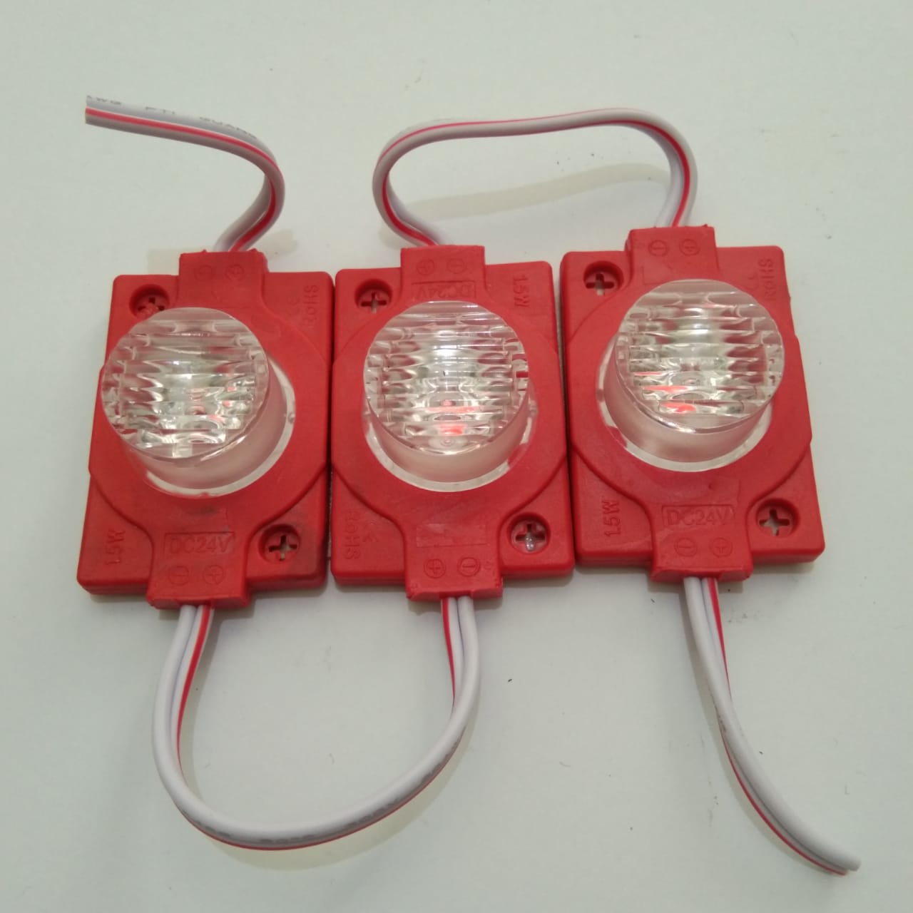 LED 12v 1 Mata 3030 Merah Jumbo