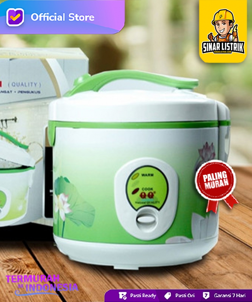 Magic Com Cooker QQ 1.8 Liter National Serbaguna