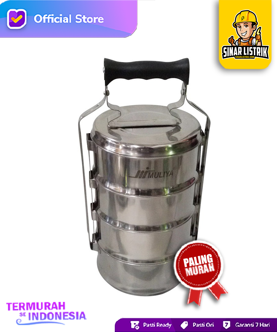 Rantang Susun MULIYA 4 Susun 14 Cm