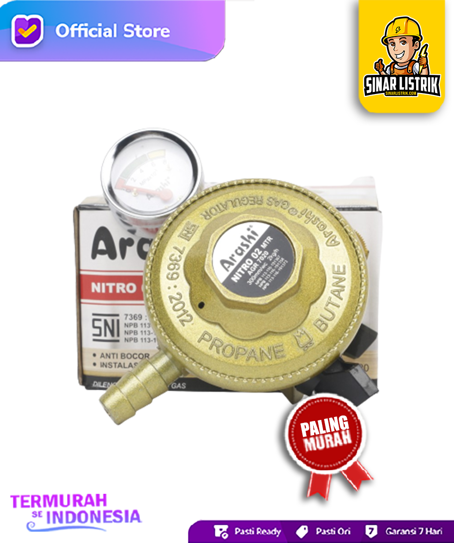 Regulator Meter Arashi NITRO 02 MTR SNI